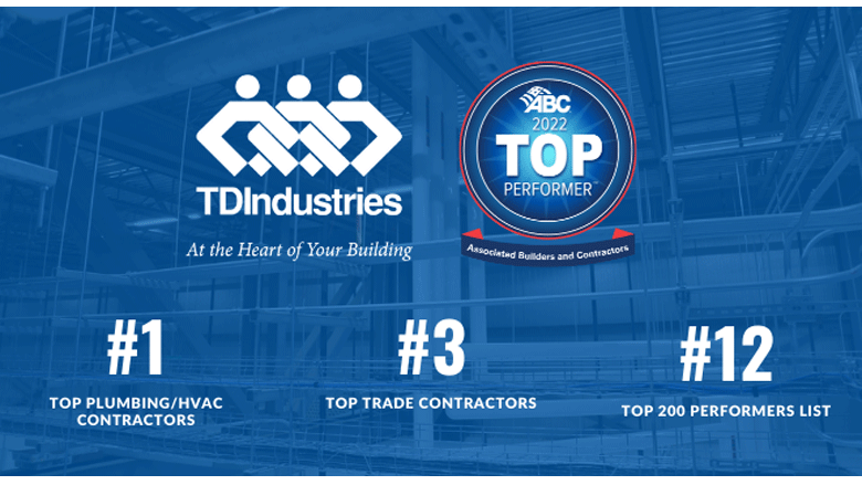 TDIndustries recognized by ABC as a Top Performing U.S. construction ...