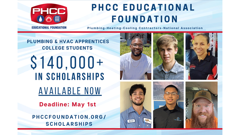 PHCC Educational Foundation announces availability of 56 scholarships ...