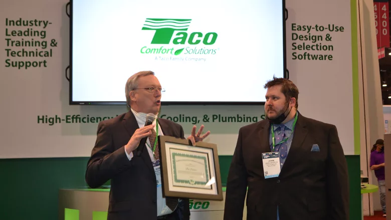 Bob Barbour receives Dan Holohan Lifetime Contribution to Comfort Award ...