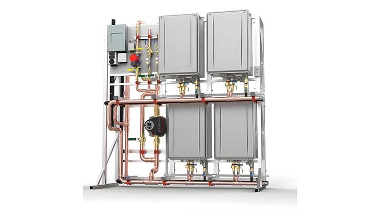 Noritz America tankless rack system | Plumbing & Mechanical
