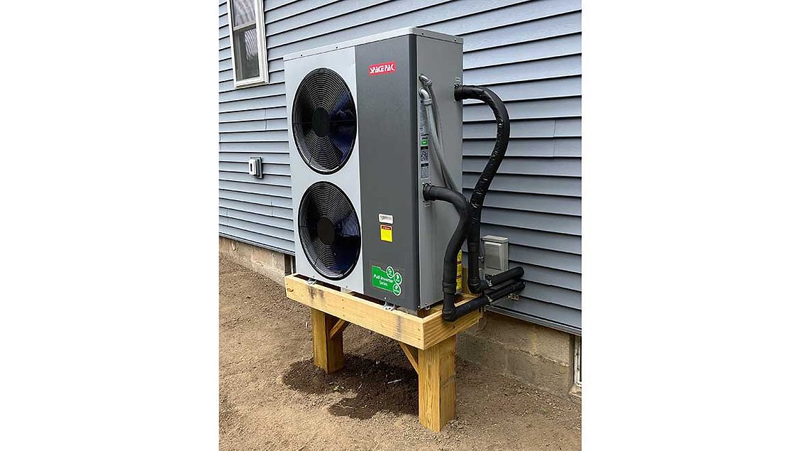 Creating a complete system to provide space heating, cooling, DHW and ...