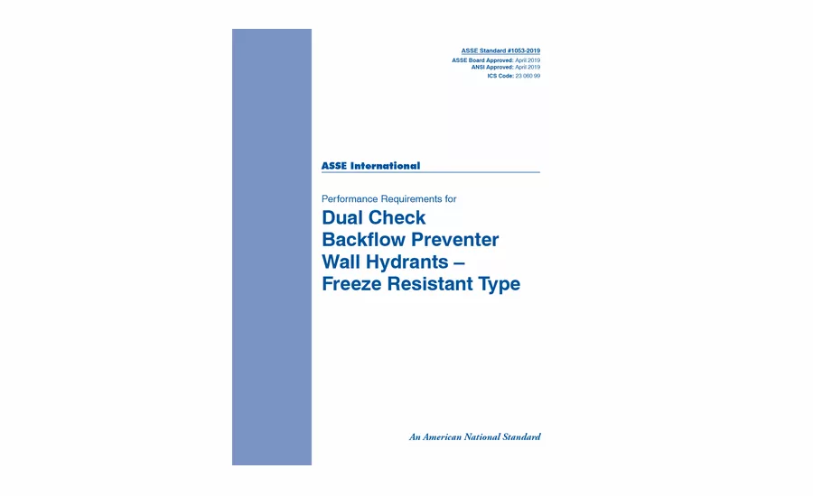 ASSE International publishes revised performance requirements | 2019-06 ...