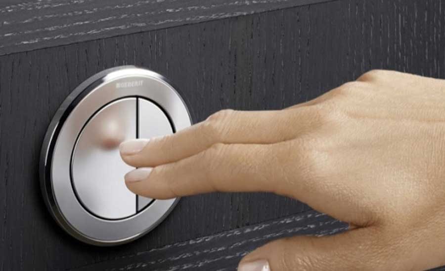 Geberit pneumatic flush buttons (KBIS/IBS Preview) | 2017-01-12 ...