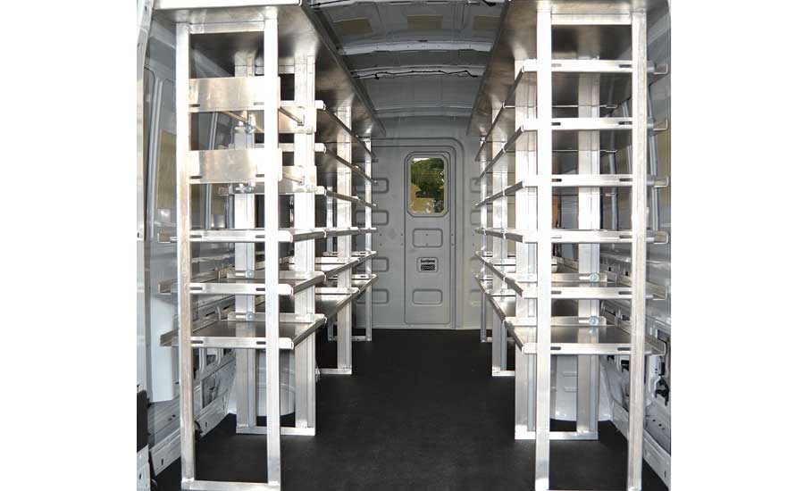 Hackney’s aluminum shelving line for select RAM ProMaster van models ...