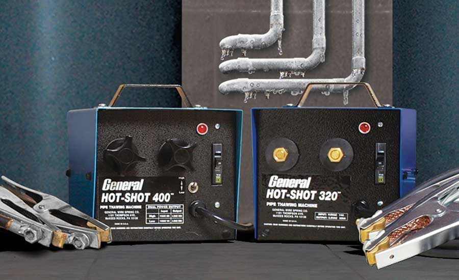 General Pipe Cleaners Hot-Shot 320 and Hot-Shot 400 pipe-thawing ...