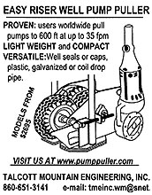 EASY RISER WELL PUMP PULLER